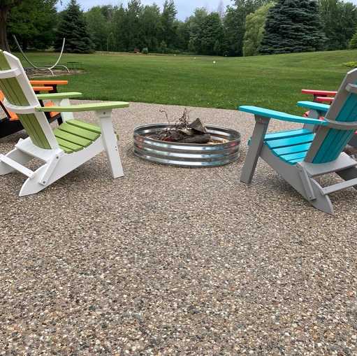 Great Lakes Flatwork Exposed Aggregate Patio